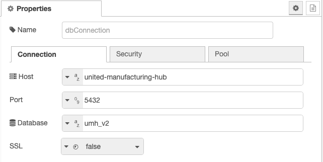 Connecting TimescaleDB/PostgreSQL from Node-RED