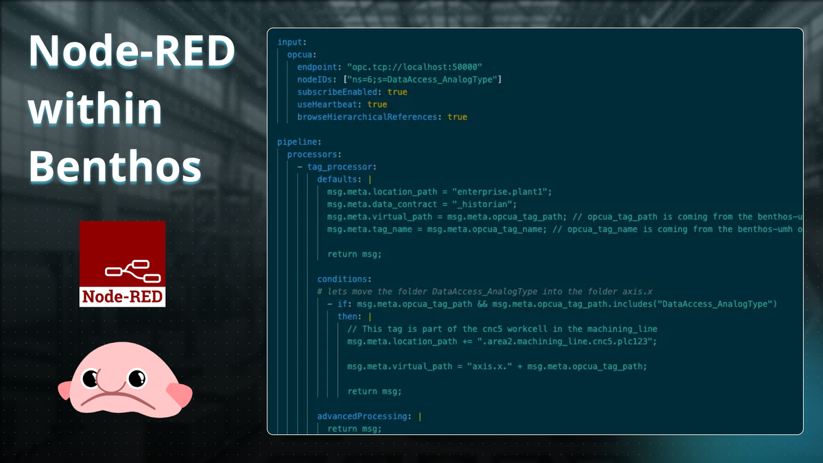 Node-RED meets Benthos!