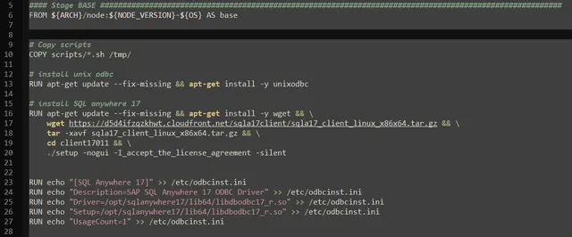 Connecting Node Red To Sap Sql Anywhere With Custom Docker Instance