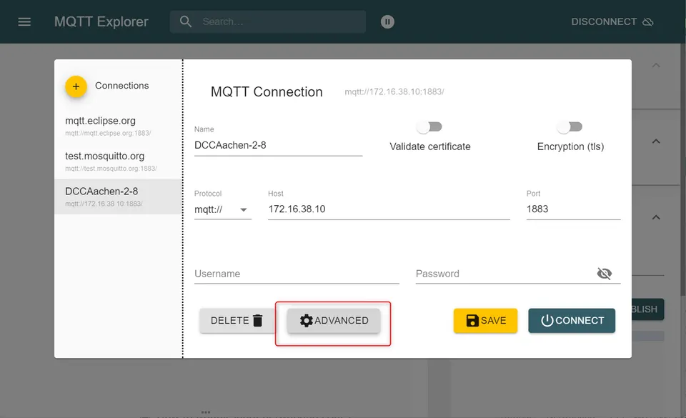Setting up MQTT Explorer for Monitoring MQTT Messages Setting up MQTT Explorer for Monitoring MQTT Messages