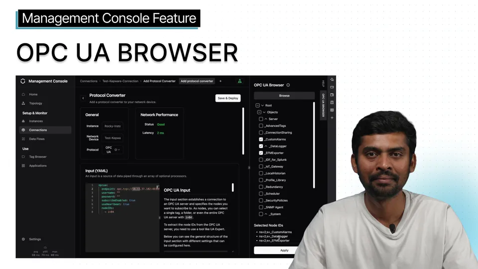 OPC UA Browser to Streamline Data Discovery on OPC UA Servers